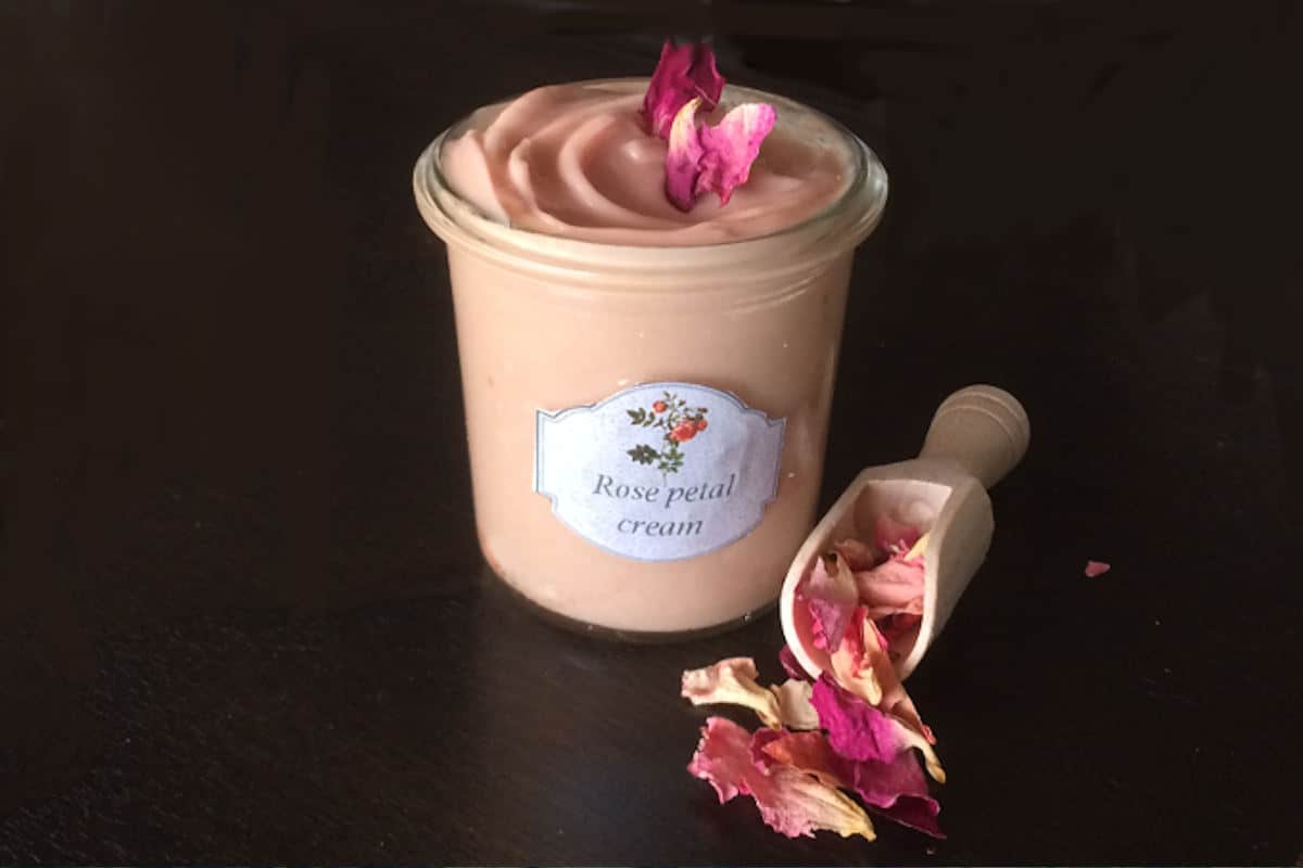 How to make rose cream for glowing skin