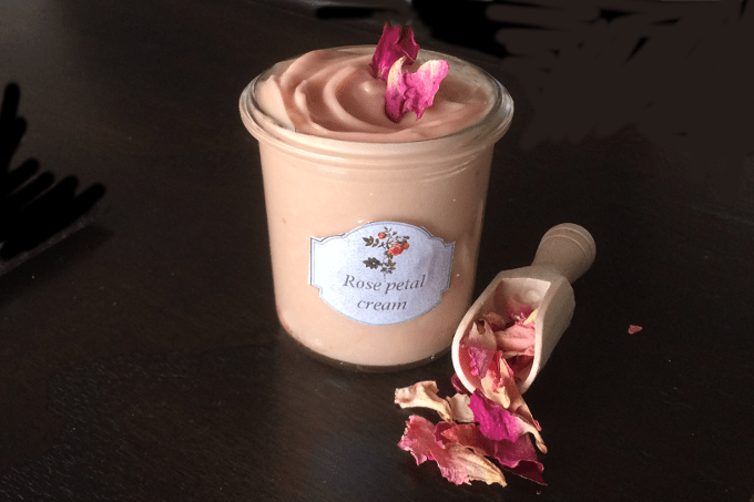 How to make rose cream for glowing skin