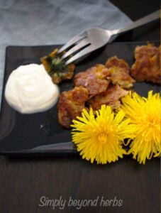 Fried Dandelion Blossoms