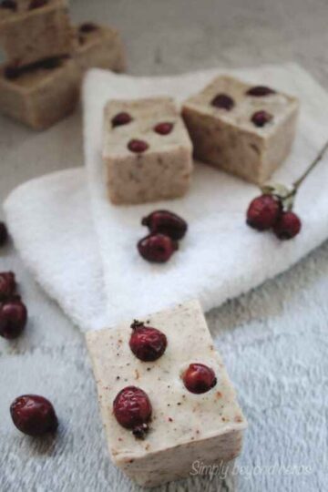 Homemade soap recipe with rosehips + video - SimplyBeyondHerbs