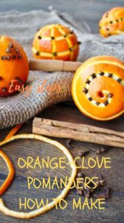 How to make dried Orange Clove Pomander balls for Christmas ...