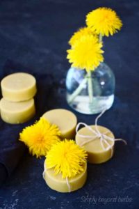 Dandelion Lotion bars recipe - SimplyBeyondHerbs