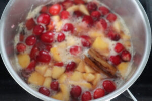 Healthy Cranberry rosehip sauce - vitamin C booster - SimplyBeyondHerbs