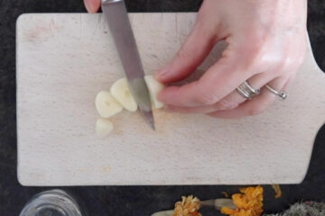 DIY garlic oil ear drops recipe - SimplyBeyondHerbs