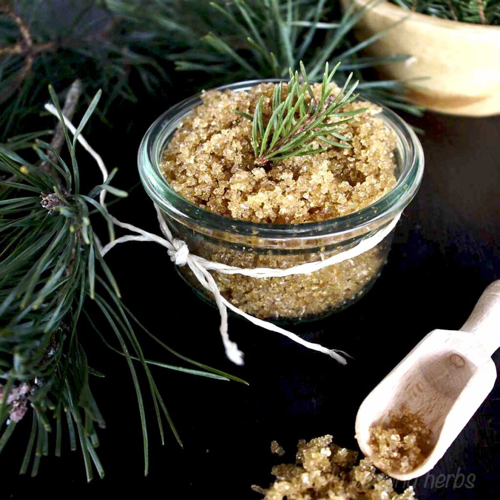 Warming Brown Sugar body scrub for glowing skin - SimplyBeyondHerbs