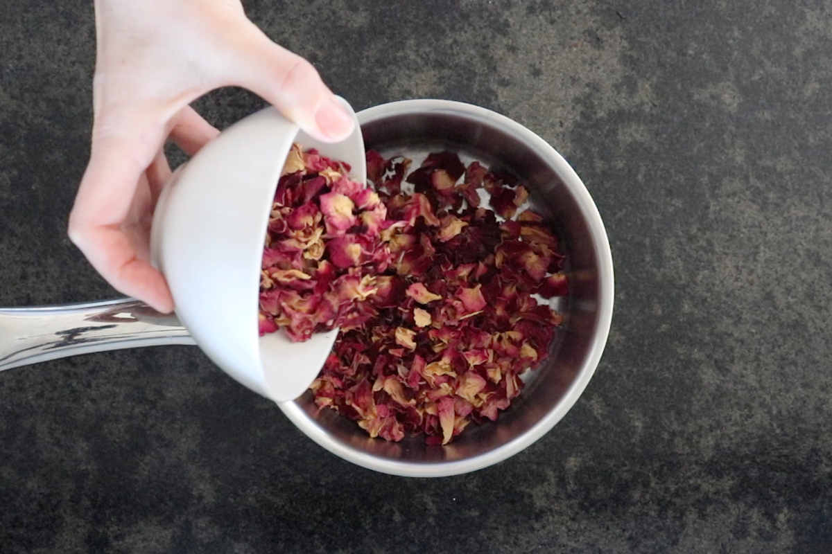 Rose petal jam with fresh or dried roses - SimplyBeyondHerbs