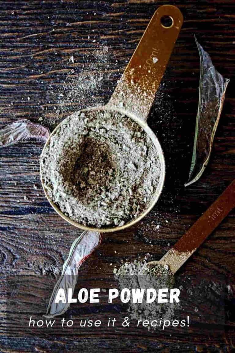 How to make Aloe vera powder (2 ways) and its uses - SimplyBeyondHerbs
