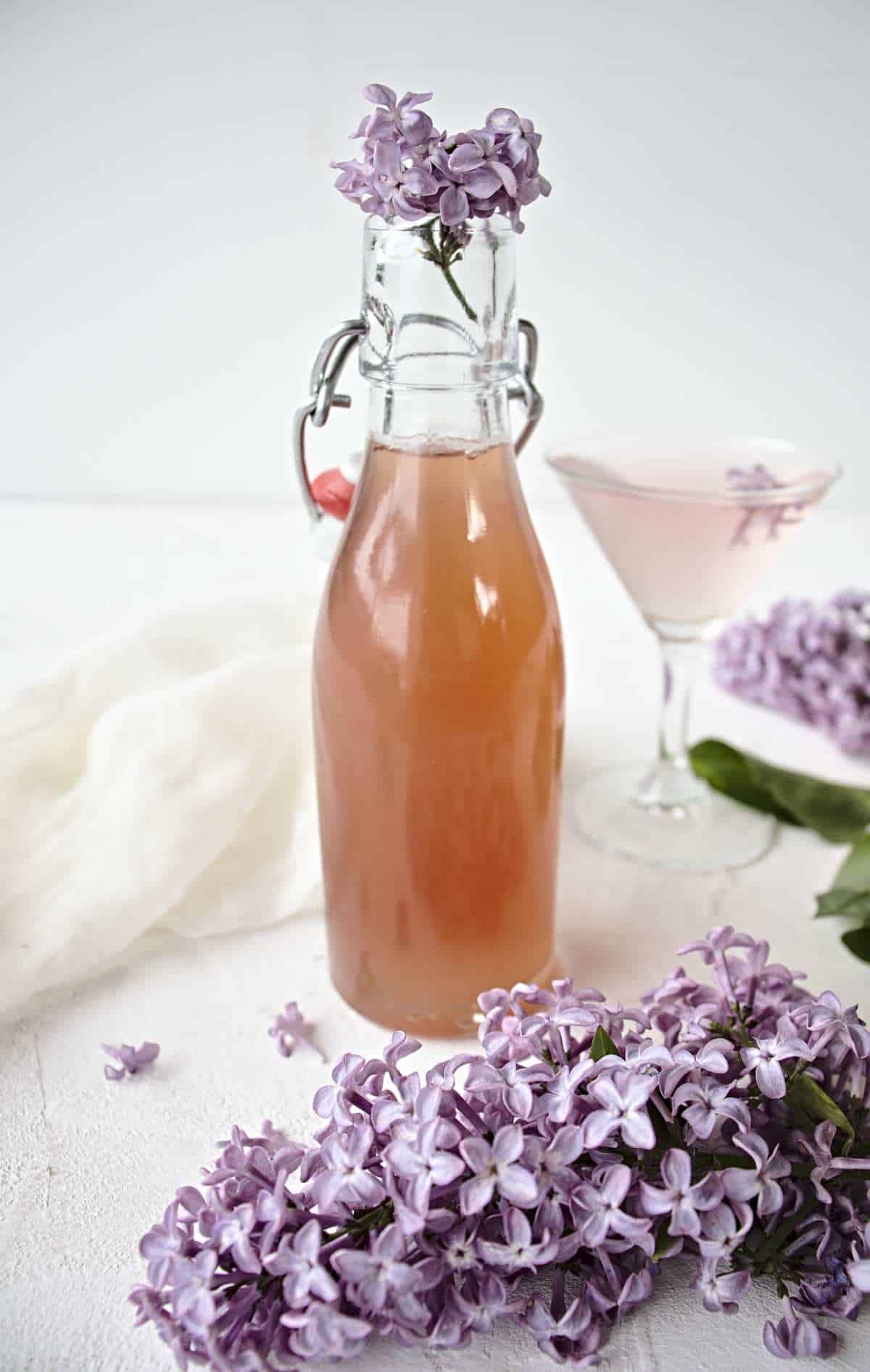 Delicious Lilac simple syrup recipe - SimplyBeyondHerbs