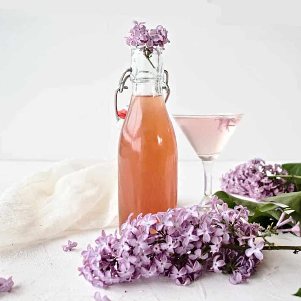 Delicious Lilac simple syrup recipe - SimplyBeyondHerbs