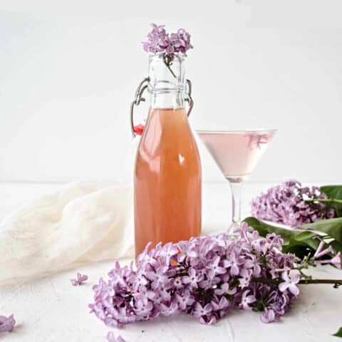 Delicious Lilac simple syrup recipe - SimplyBeyondHerbs