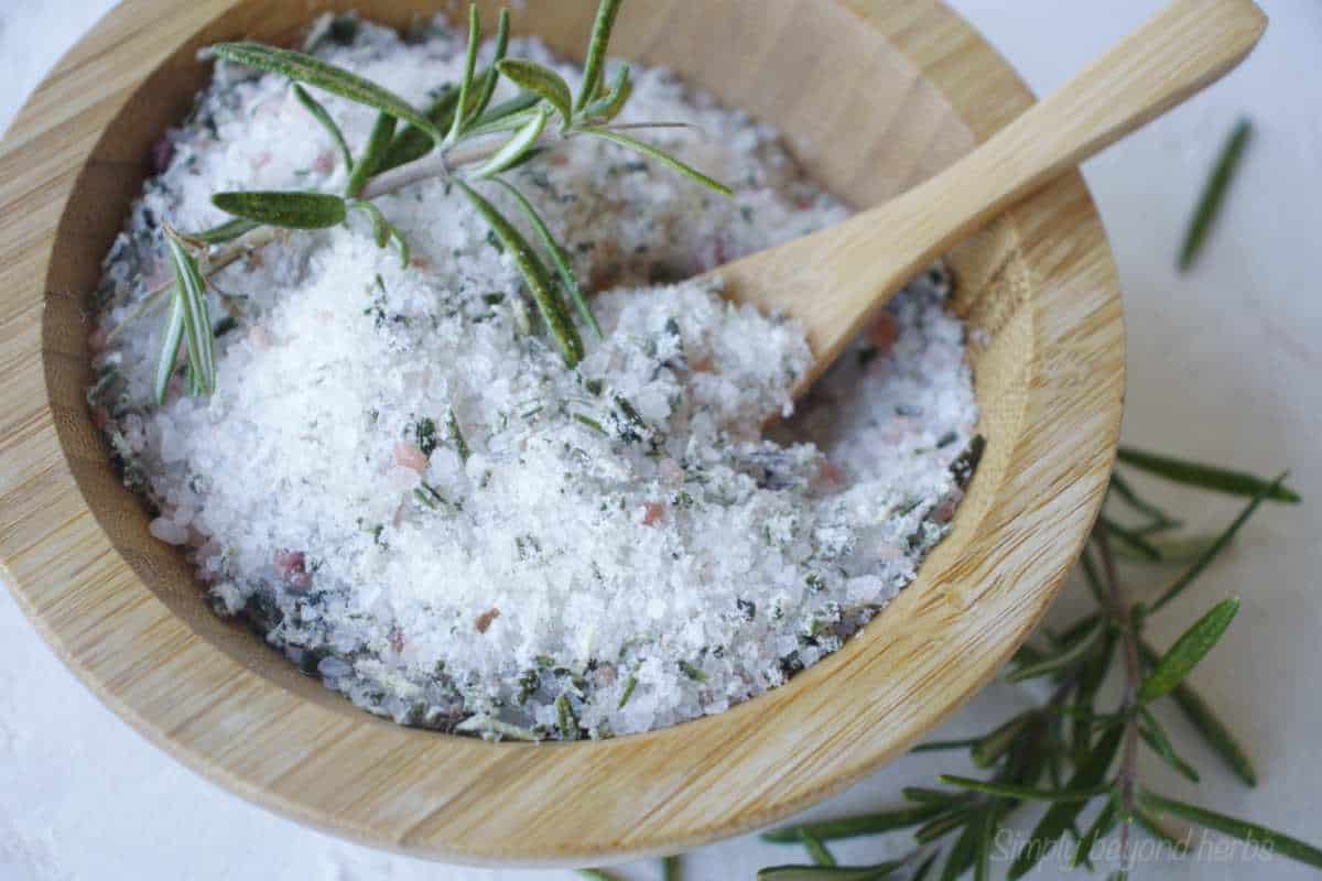 Rosemary salt recipe - SimplyBeyondHerbs