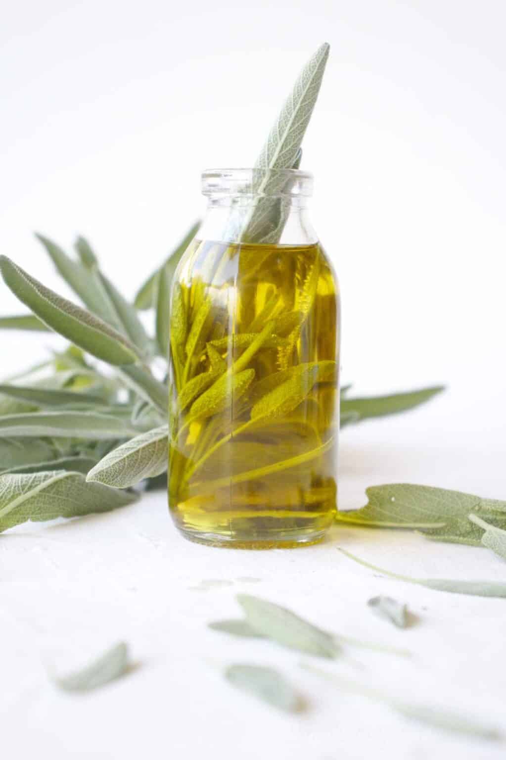 How to make sage oil - SimplyBeyondHerbs