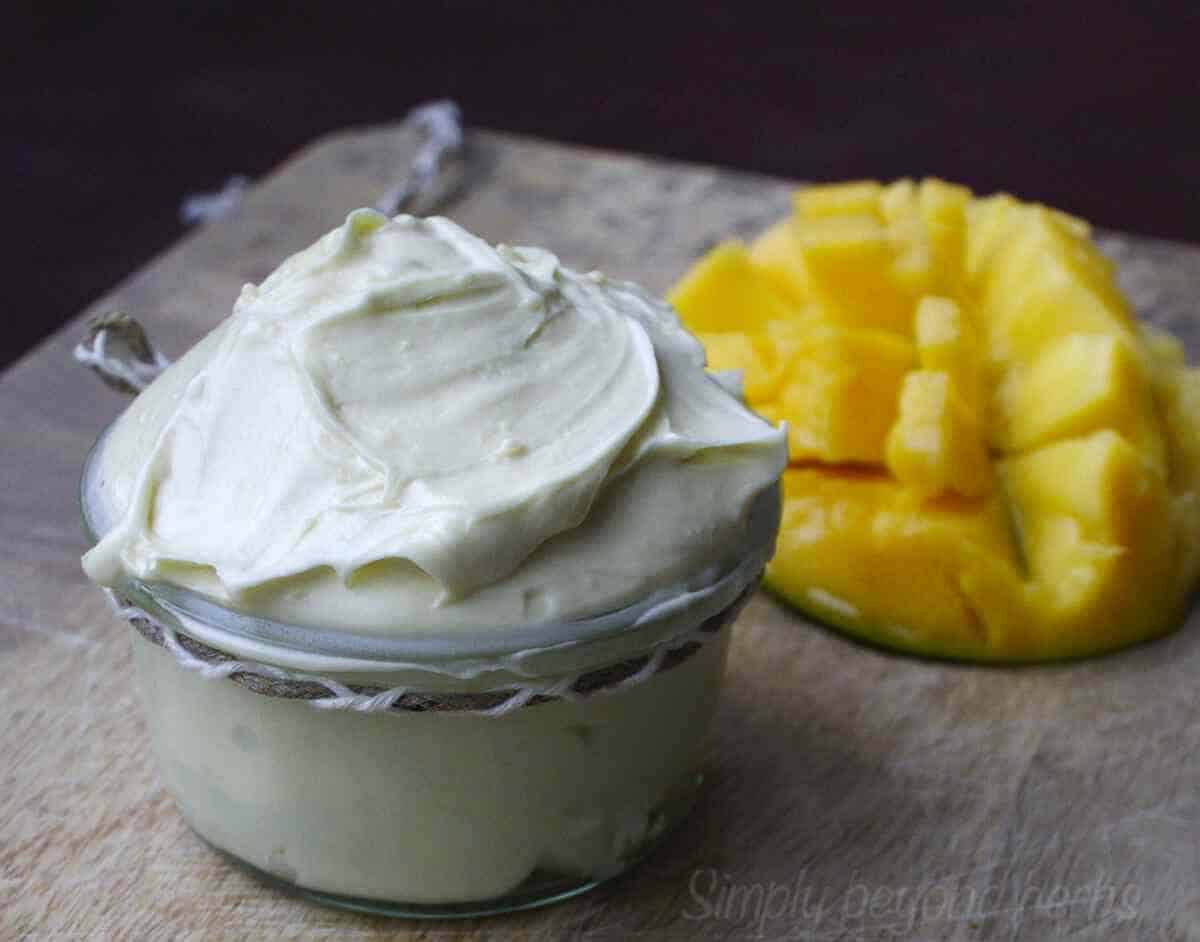 Whipped mango butter for body and hair - SimplyBeyondHerbs