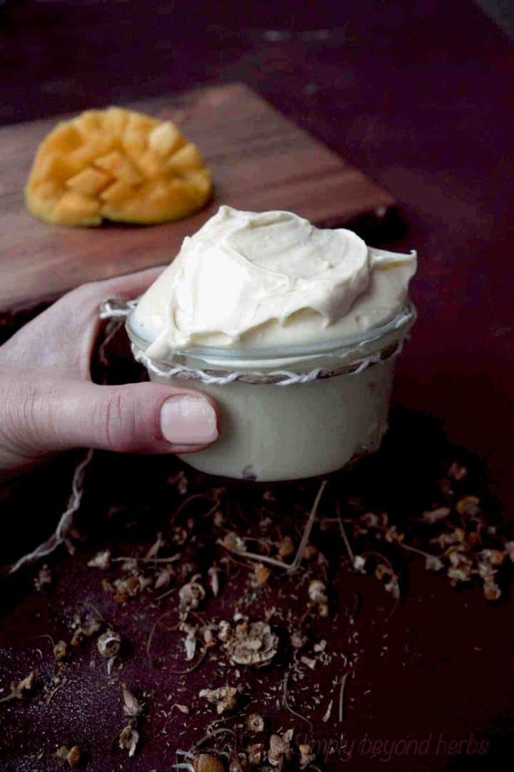 Whipped mango butter for body and hair - SimplyBeyondHerbs