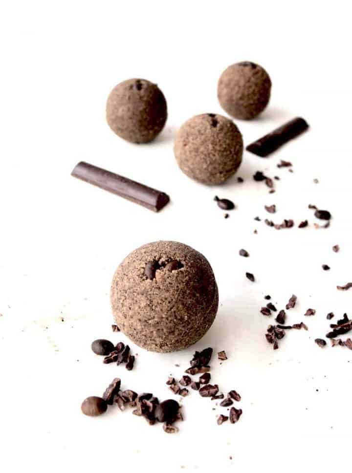 Chocolate bath bombs with shea butter - SimplyBeyondHerbs