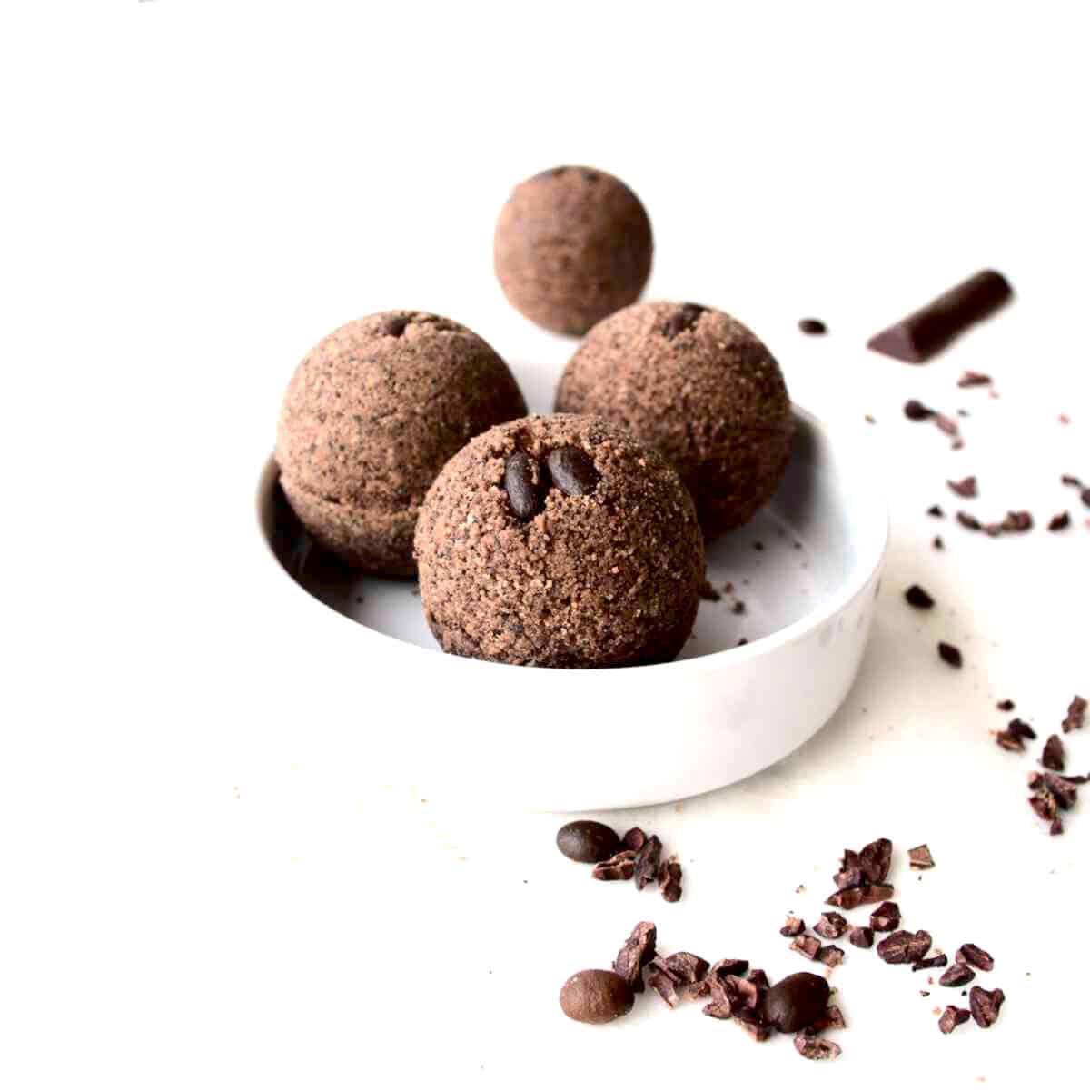Chocolate bath bombs with shea butter - SimplyBeyondHerbs