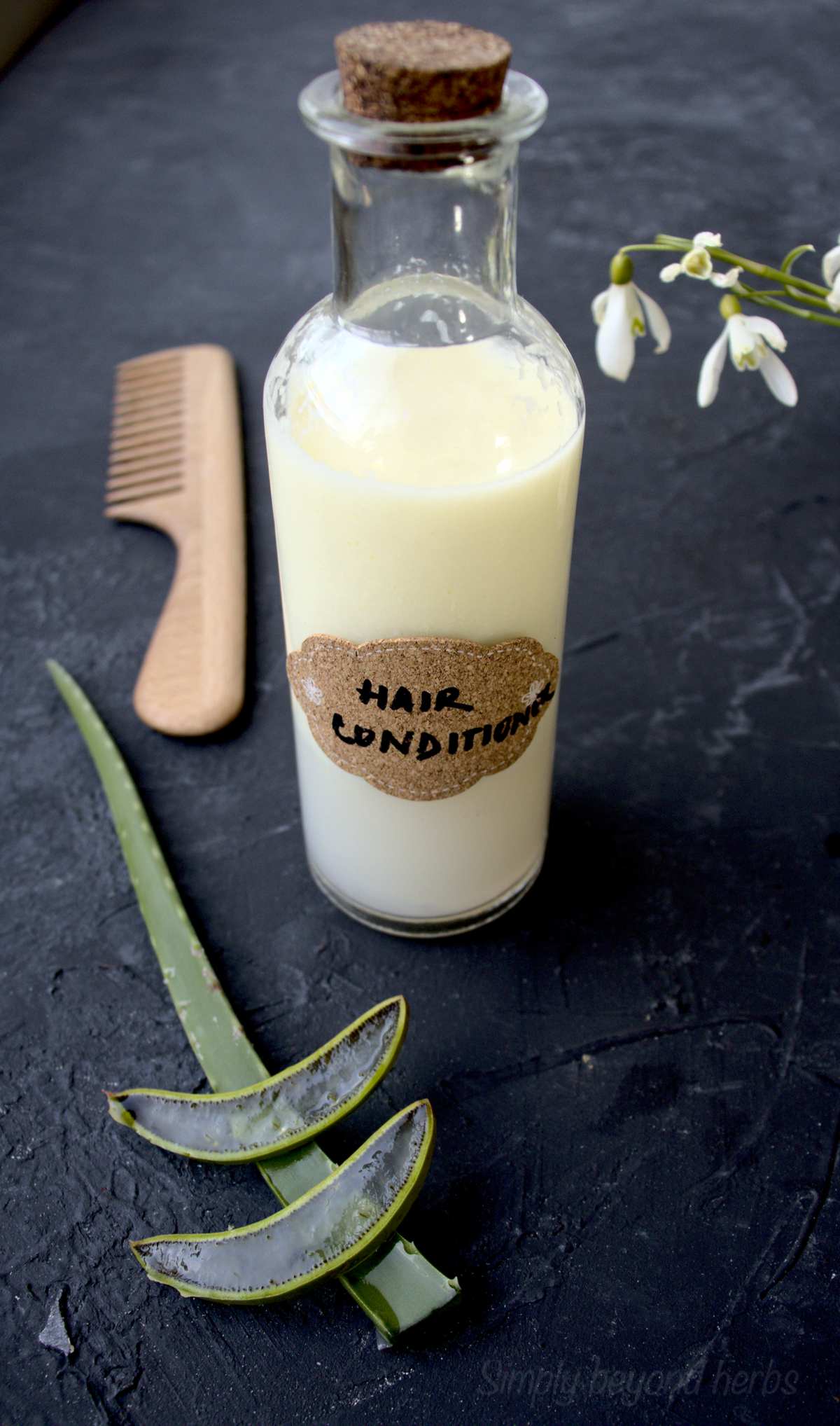 How to make deep conditioner for natural hair - SimplyBeyondHerbs