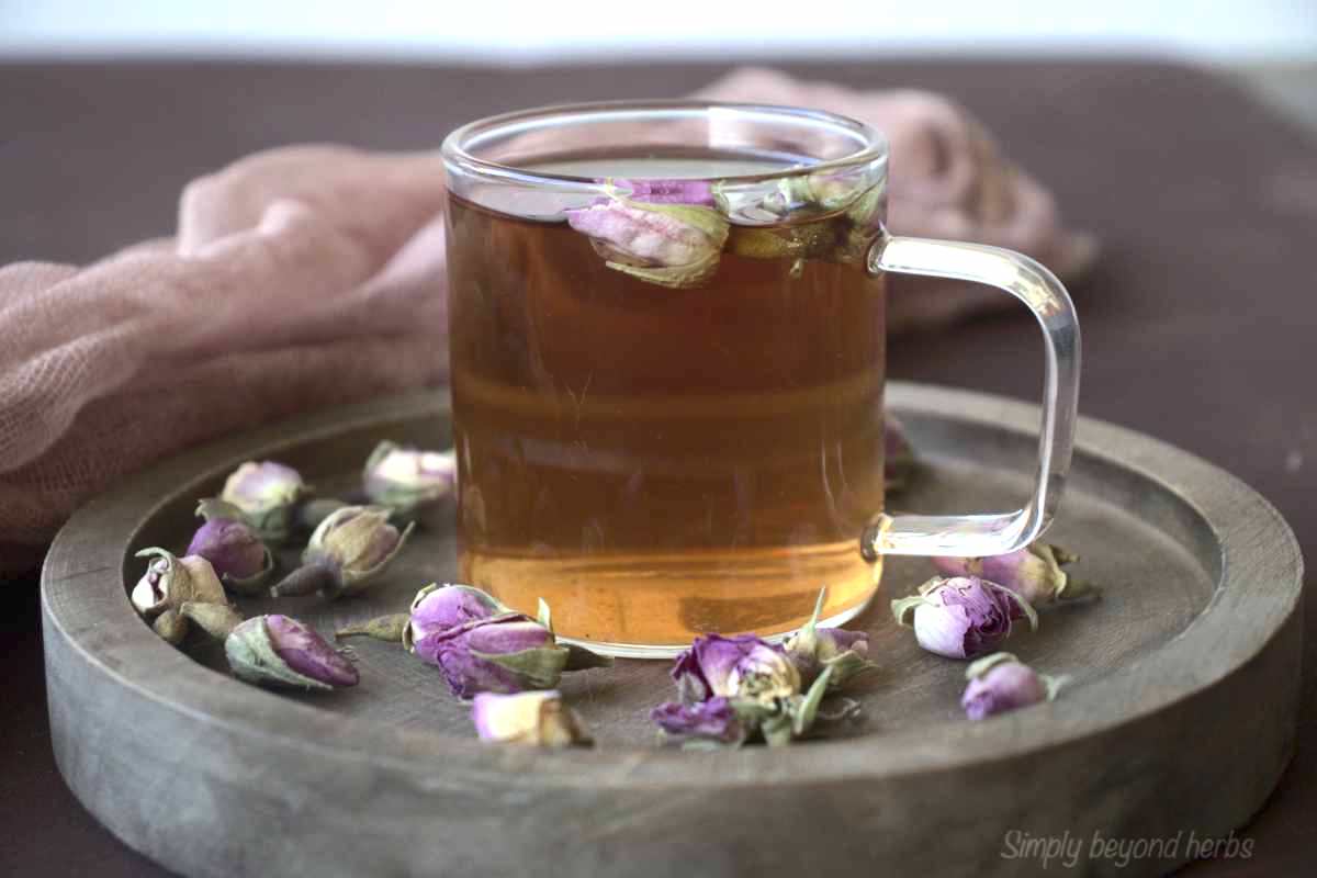 How to make rose tea and its alterations - SimplyBeyondHerbs