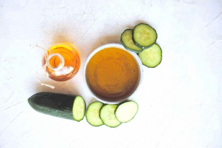 How to make cucumber oil for skin and hair - SimplyBeyondHerbs
