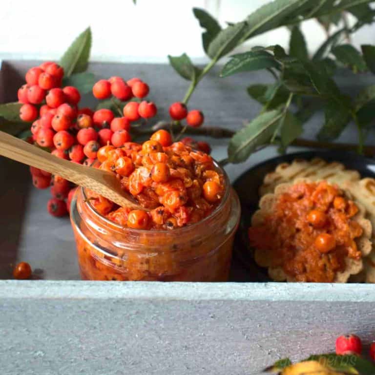 Rowan berry jam with chia and its uses - SimplyBeyondHerbs