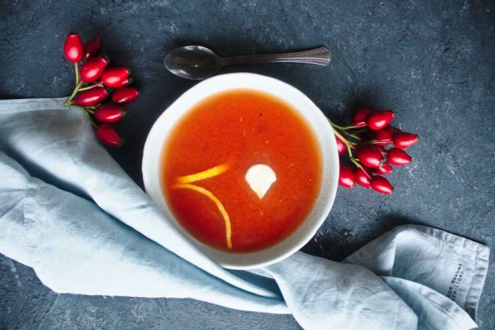 Rosehip Soup - Nyponsoppa: Swedish specialty - SimplyBeyondHerbs