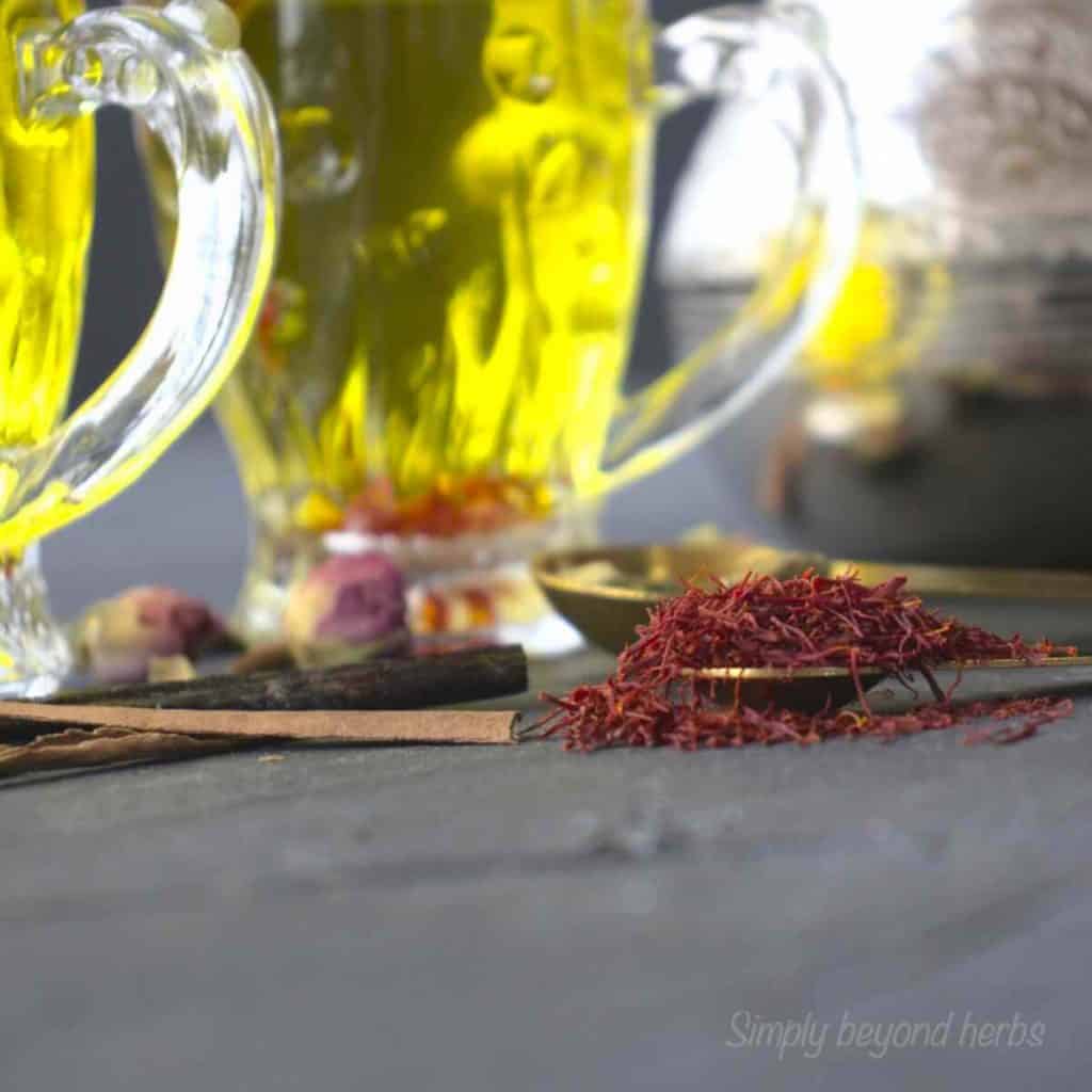 Saffron tea recipe and its variations - SimplyBeyondHerbs