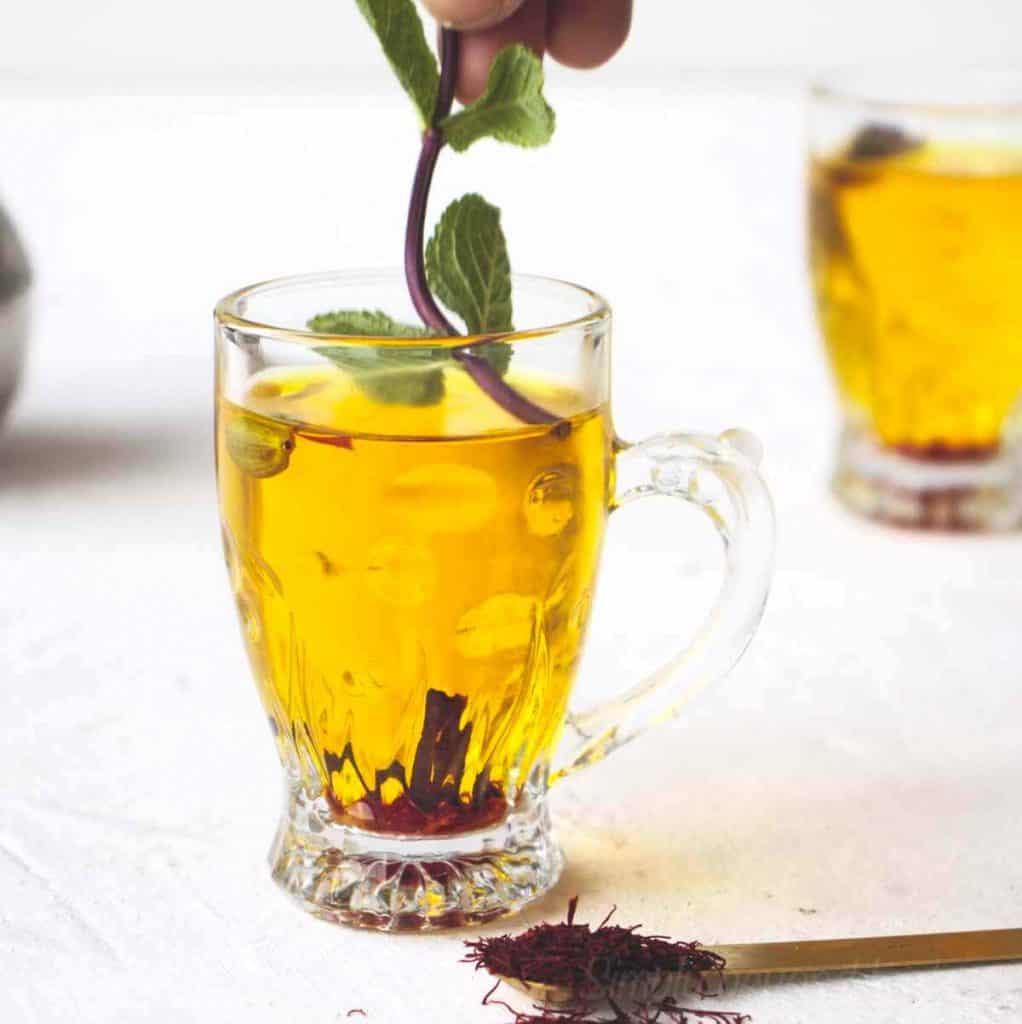 Saffron tea recipe and its variations - SimplyBeyondHerbs