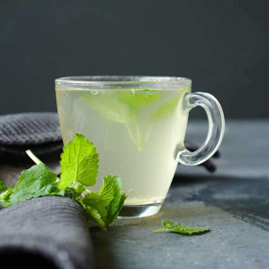 How to make lemon balm tea - SimplyBeyondHerbs