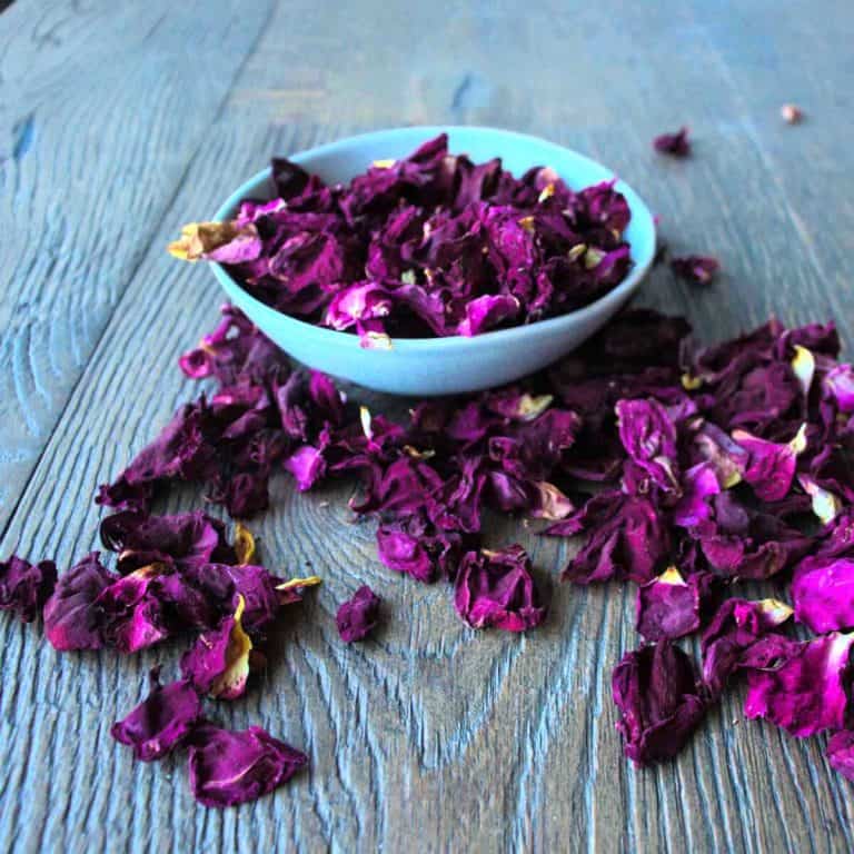 Make rose petal powder recipe for glowing skin - SimplyBeyondHerbs