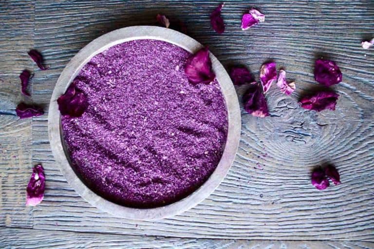 Make rose petal powder recipe for glowing skin - SimplyBeyondHerbs