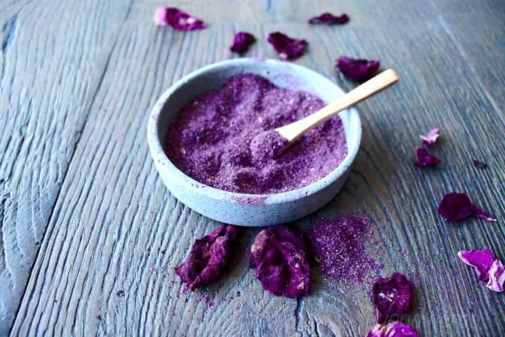 Make rose petal powder recipe for glowing skin - SimplyBeyondHerbs