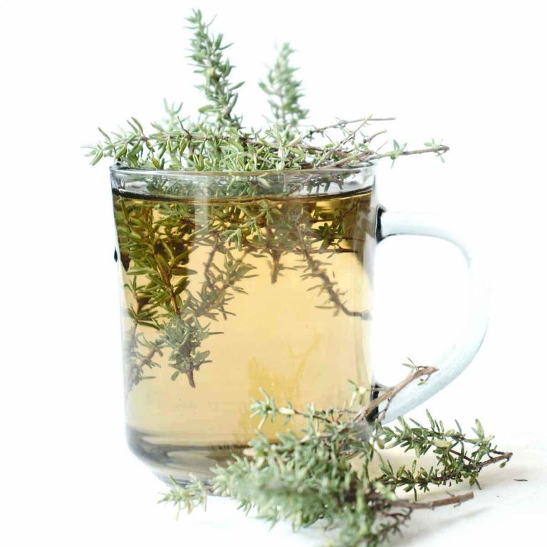 How to make Thyme Tea (A Herbal Tea Recipe for Flu) - SimplyBeyondHerbs