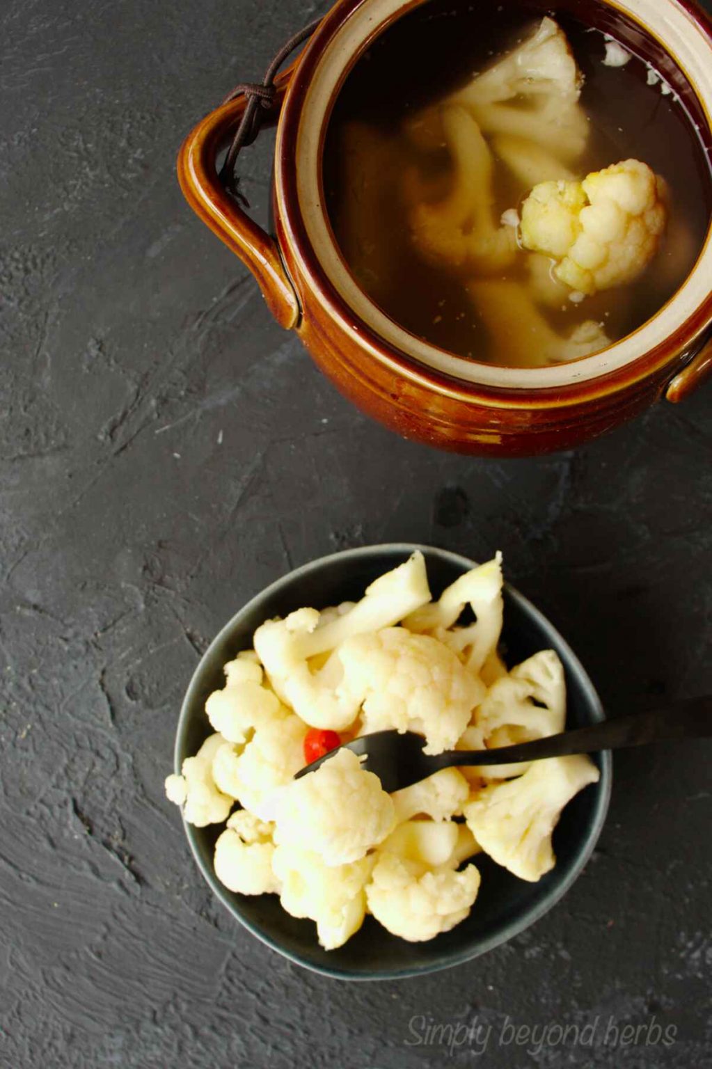 Fermented Cauliflower: Lacto-fermented with Probiotics - SimplyBeyondHerbs