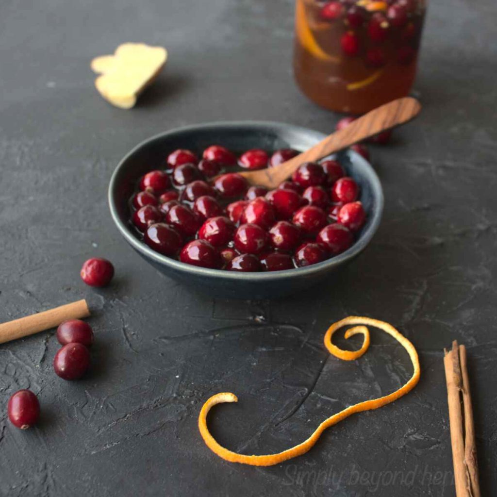 Honey fermented cranberries - SimplyBeyondHerbs