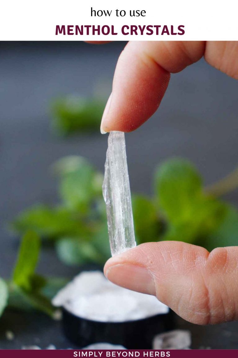How to use menthol crystals. - SimplyBeyondHerbs