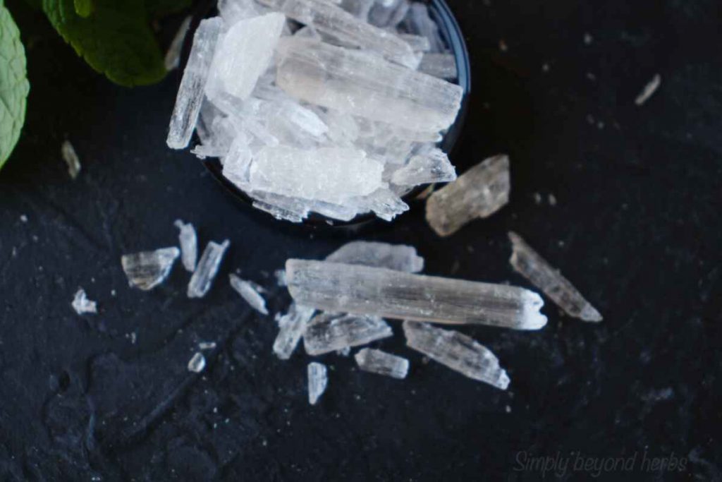 How to use menthol crystals. - SimplyBeyondHerbs