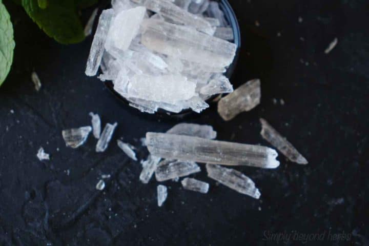 How to use menthol crystals. - SimplyBeyondHerbs