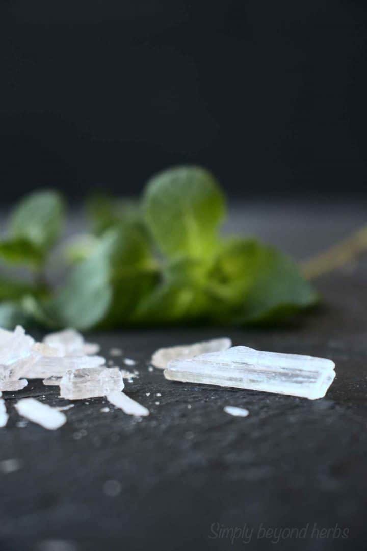 How to use menthol crystals. - SimplyBeyondHerbs