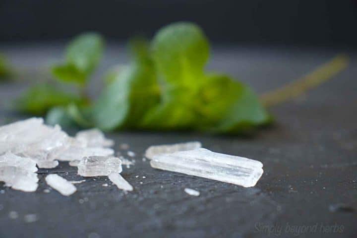 How to use menthol crystals. - SimplyBeyondHerbs