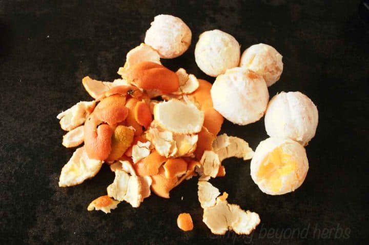 Homemade Orange cordial recipe: Orange simple syrup - SimplyBeyondHerbs