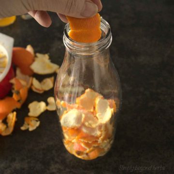 Homemade Orange cordial recipe: Orange simple syrup - SimplyBeyondHerbs