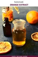 How to make homemade orange extract - SimplyBeyondHerbs