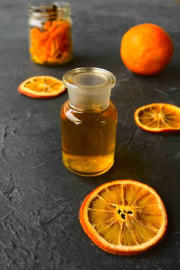 How to make homemade orange extract - SimplyBeyondHerbs