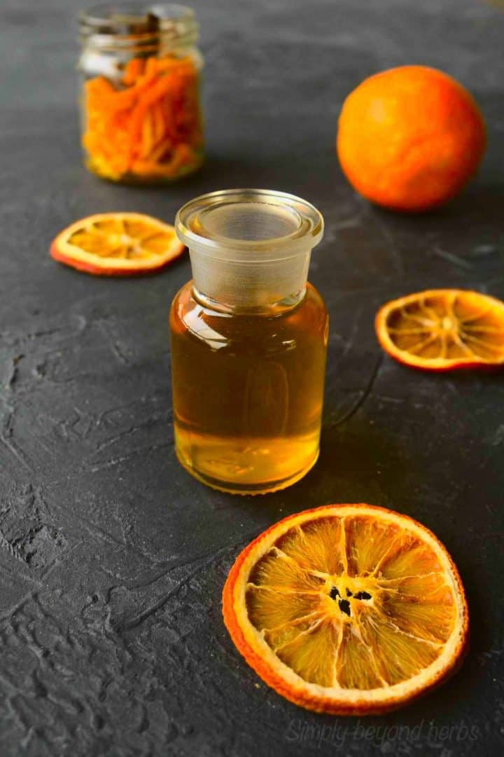 How to make homemade orange extract - SimplyBeyondHerbs