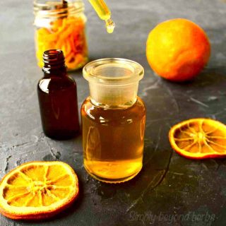 How to make homemade orange extract - SimplyBeyondHerbs