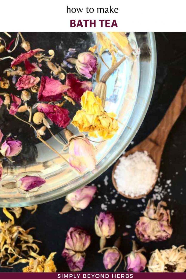15 DIY Bath Tea Recipes To Relax & Rejuvenate - SimplyBeyondHerbs