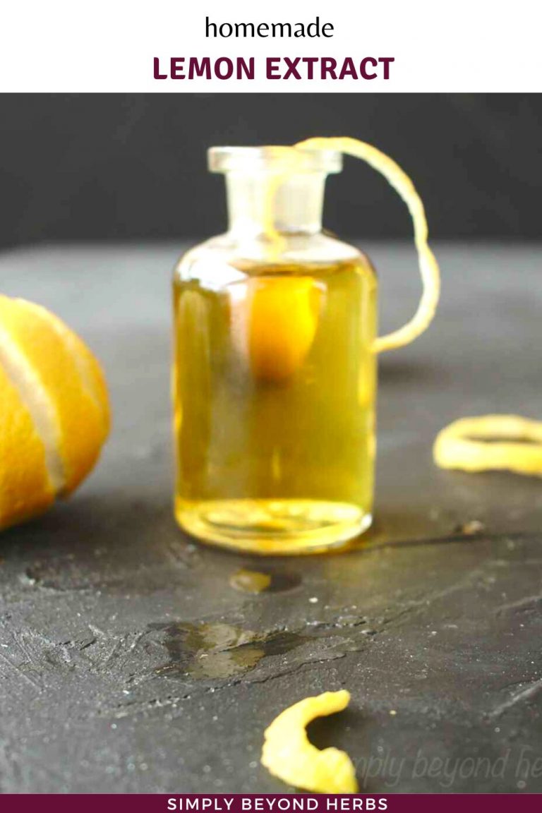 How to make lemon extract recipe and its uses - SimplyBeyondHerbs