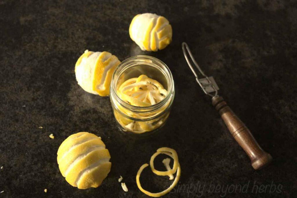 How to make lemon extract recipe and its uses - SimplyBeyondHerbs