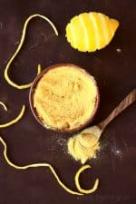 Dehydrated lemon powder from dried citrus peel and ways to use it ...