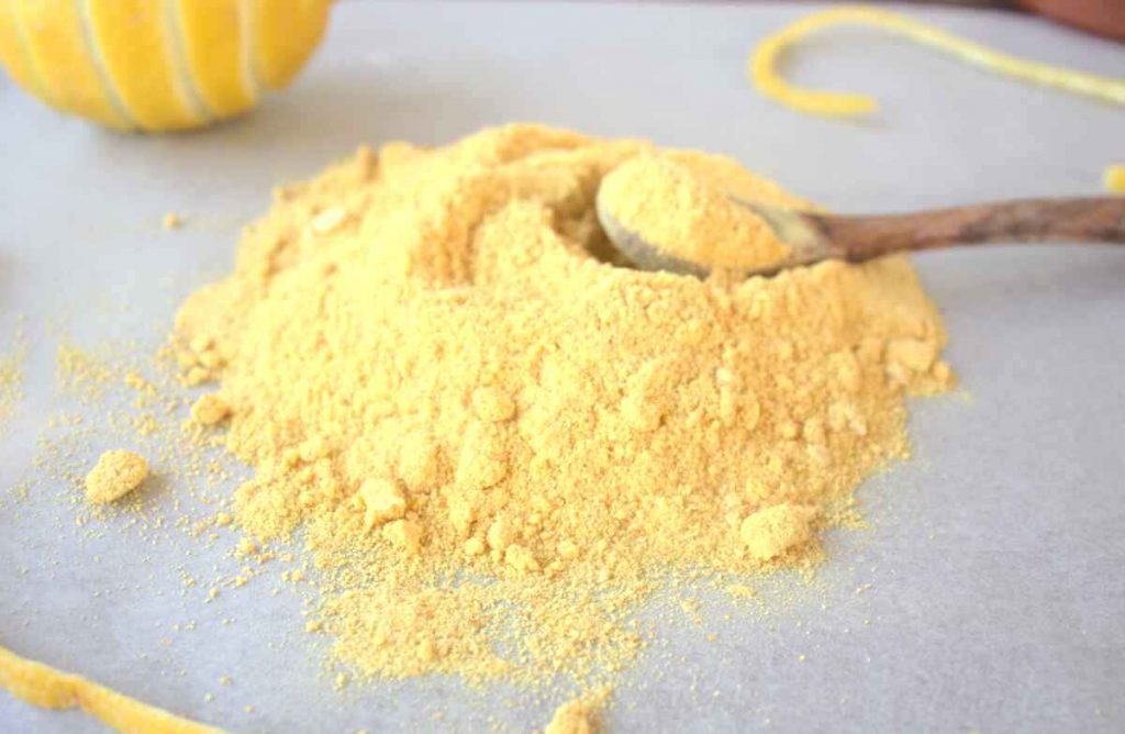 Dehydrated lemon powder from dried citrus peel and ways to use it ...